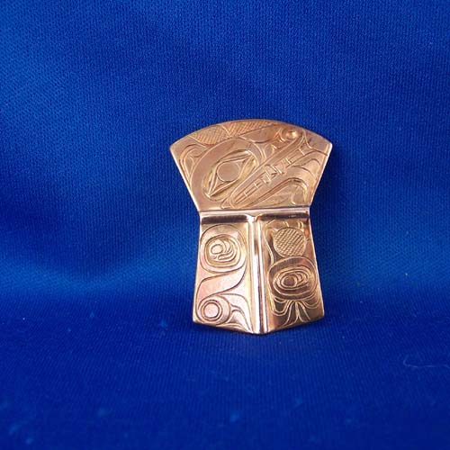 Sold-Copper Wasco Copper Shield Pendant by David Jones - Sarah`s Haida ...